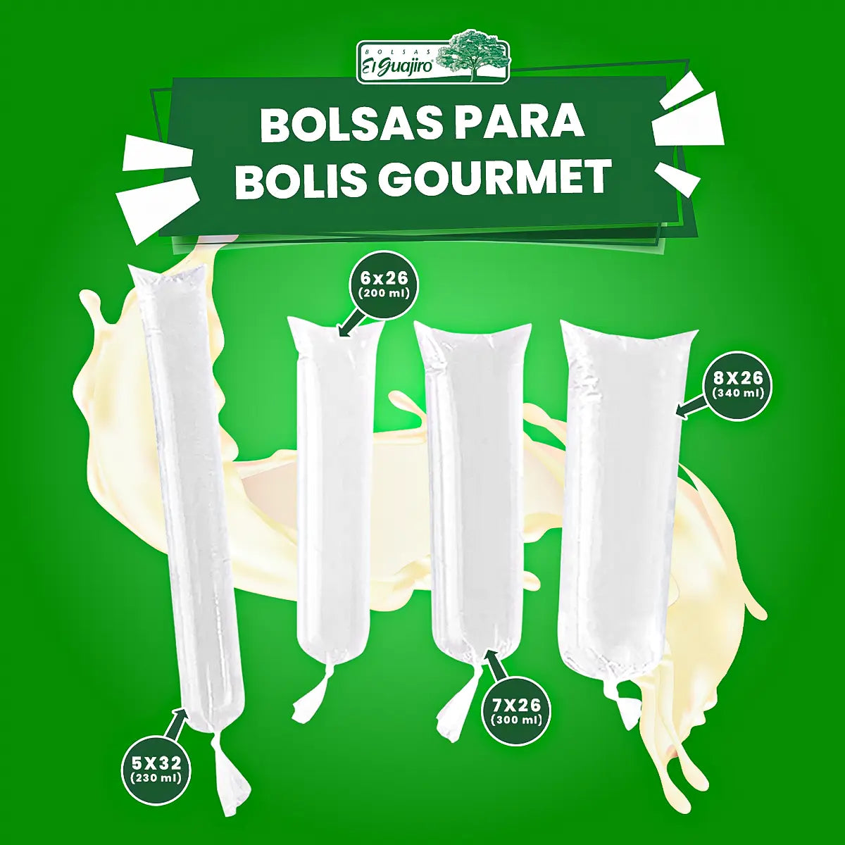 Bolsas para Bolis, Hielitos, Bollos, Marcianos, Saborines, Sabalitos ...