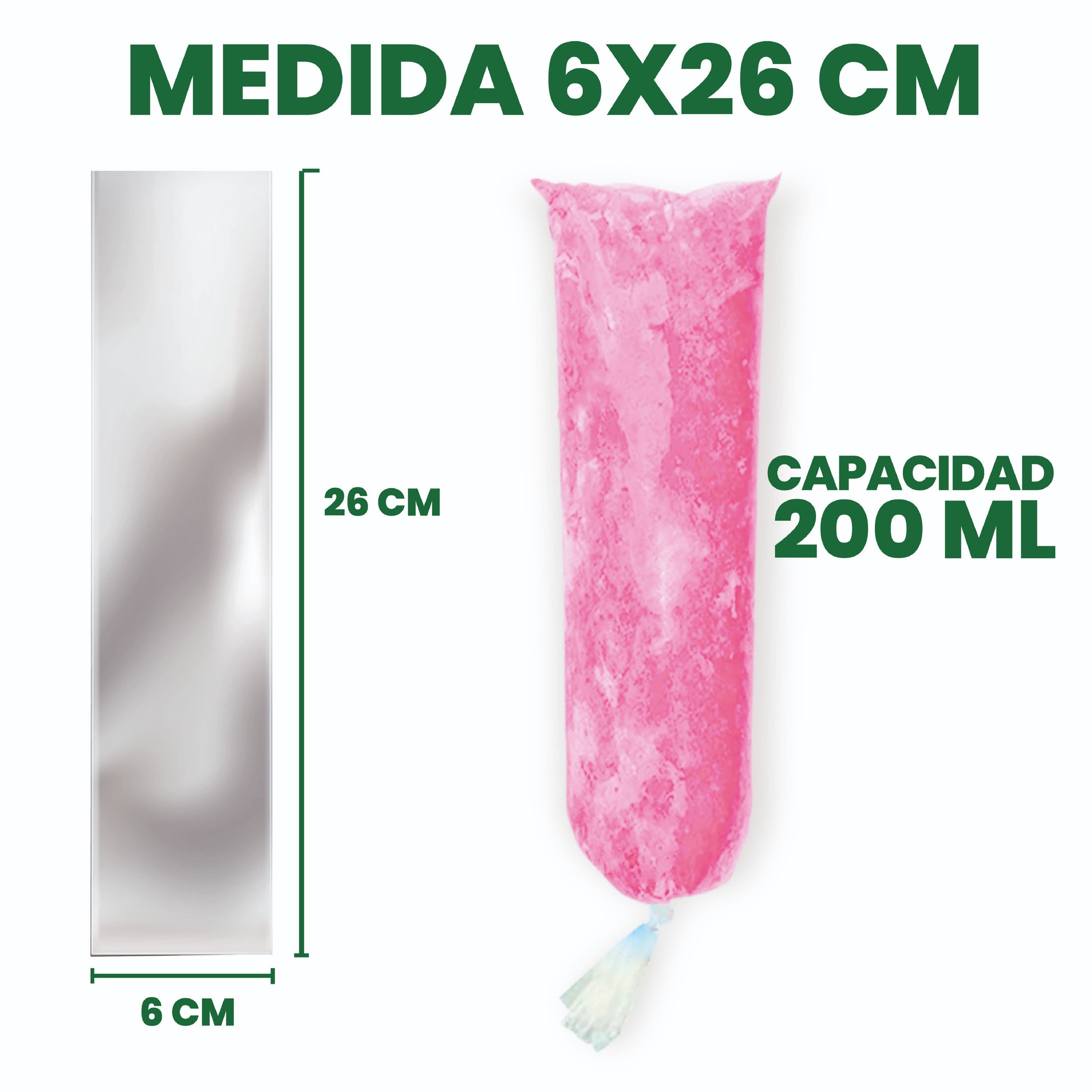 Bolsa para Bolis medida 6x26 cm (Envío incluido) – Bolsas el Guajiro